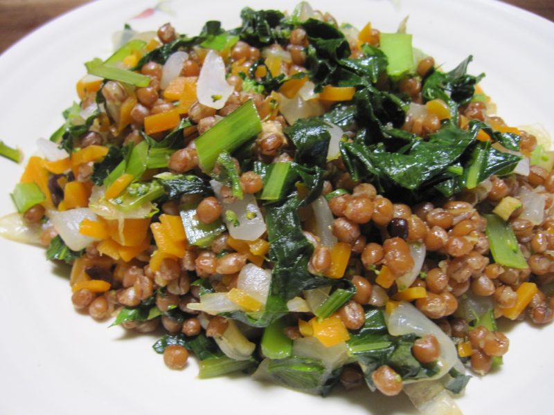 Fried Fermented Wheat Berries | The Ikigai Diet